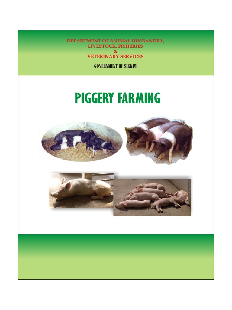Piggery Booklet | PDF | Domestic Pig | Ethnobiology