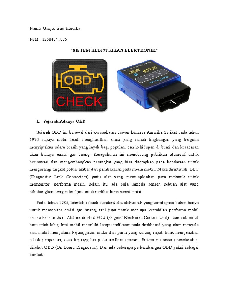 OBD | PDF