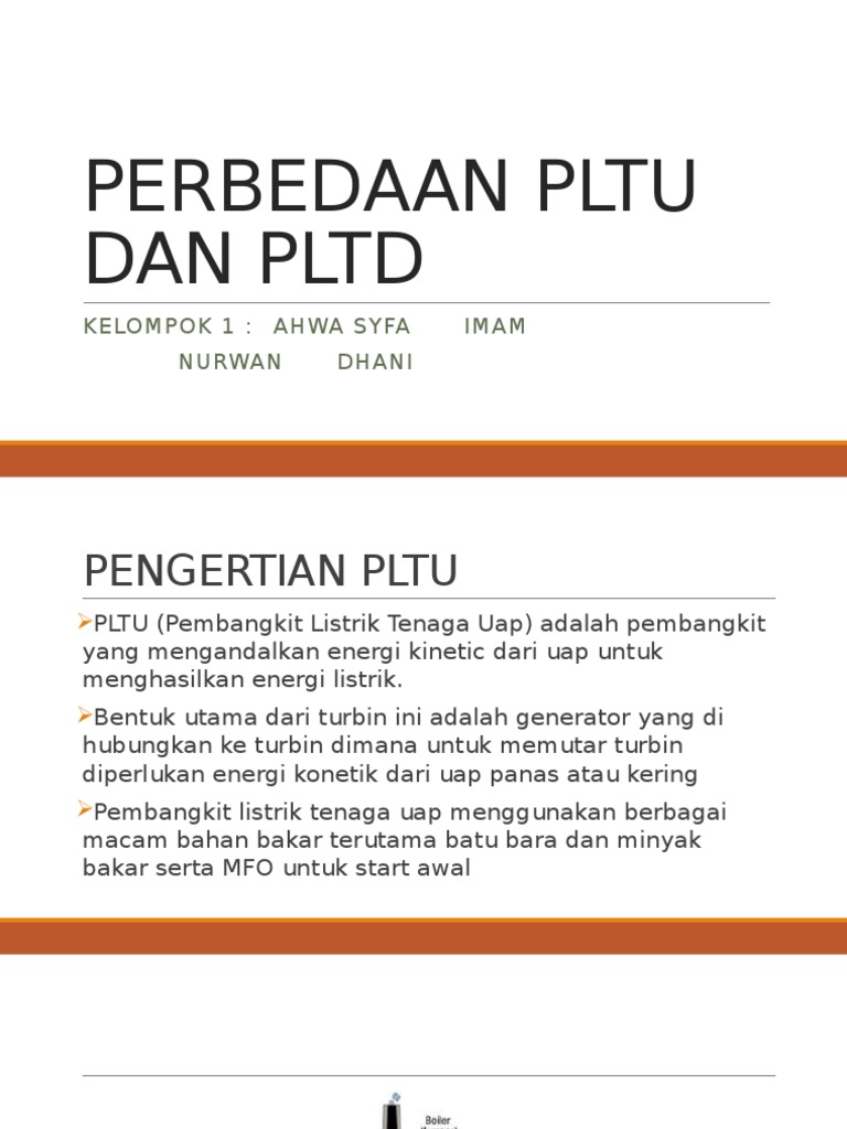 Perbedaan Pltu Dan PLTD | PDF