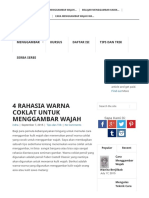 Kode Warna Kulit Manusia Secara Umum | PDF | Olahraga & Rekreasi