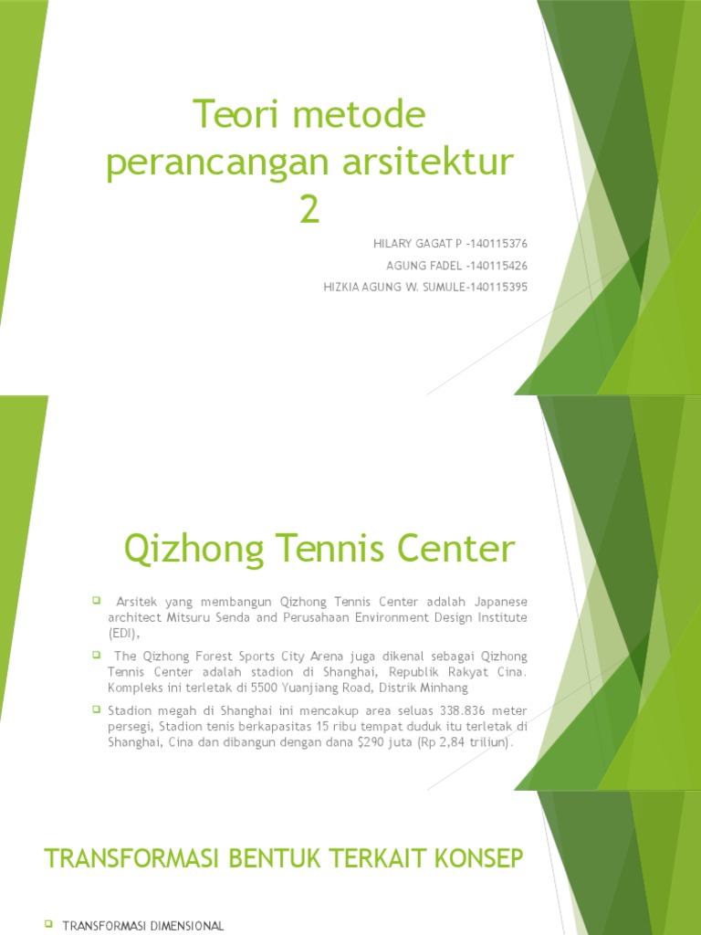 Teori Metode Perancangan Arsitektur 2 | PDF