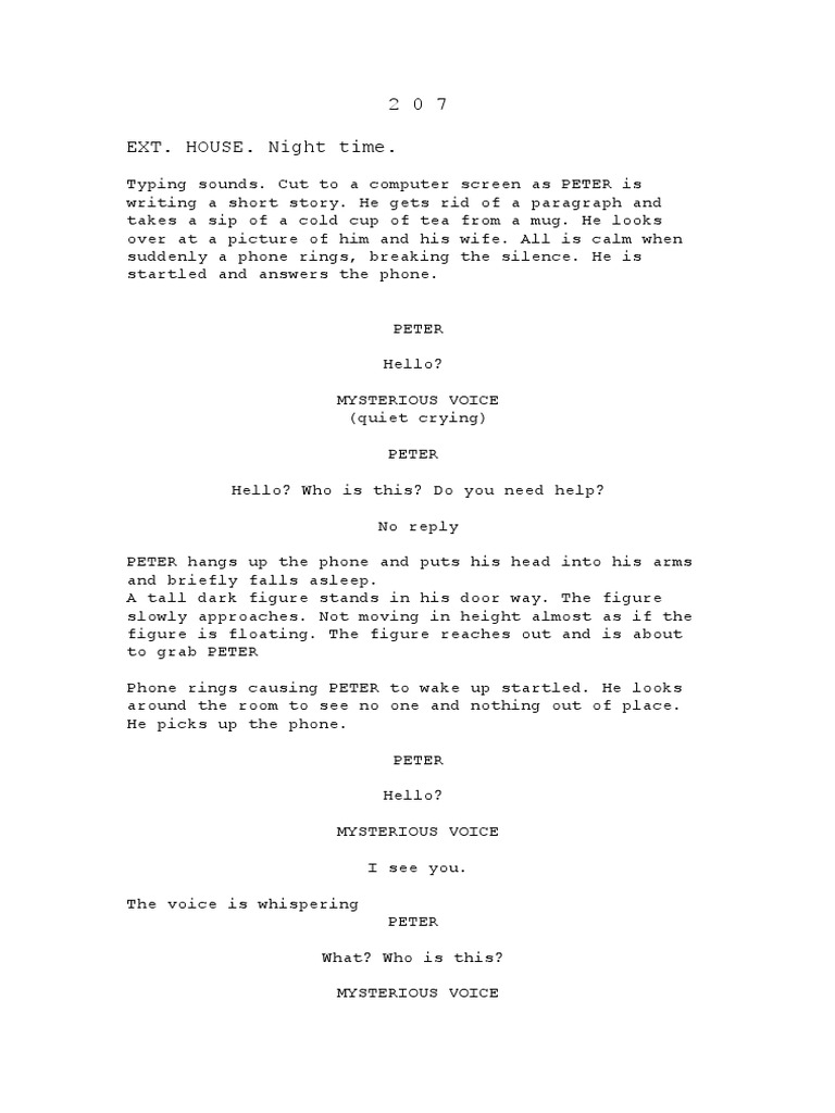 207 Draft Script | PDF | Leisure