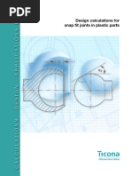 Design Calculations For Snap Fit Joints in Plastic Parts Ticona PDF ...