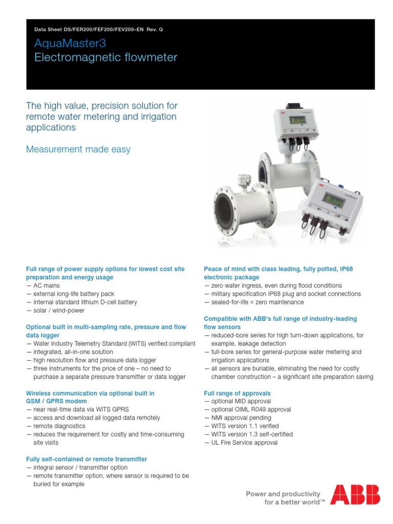 Transmitter Specs | PDF | Flow Measurement | Short Message Service