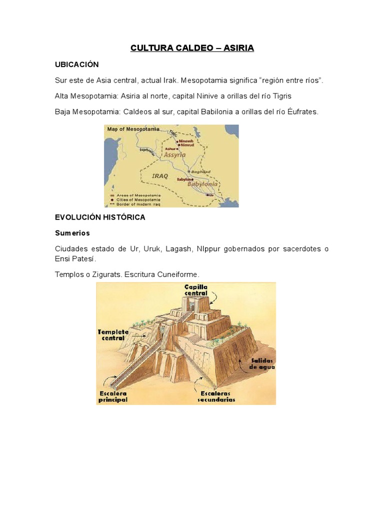 Cultura Caldeo Asirio | PDF