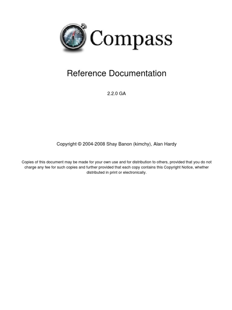 Compass Reference | PDF | Spring Framework | Software Engineering