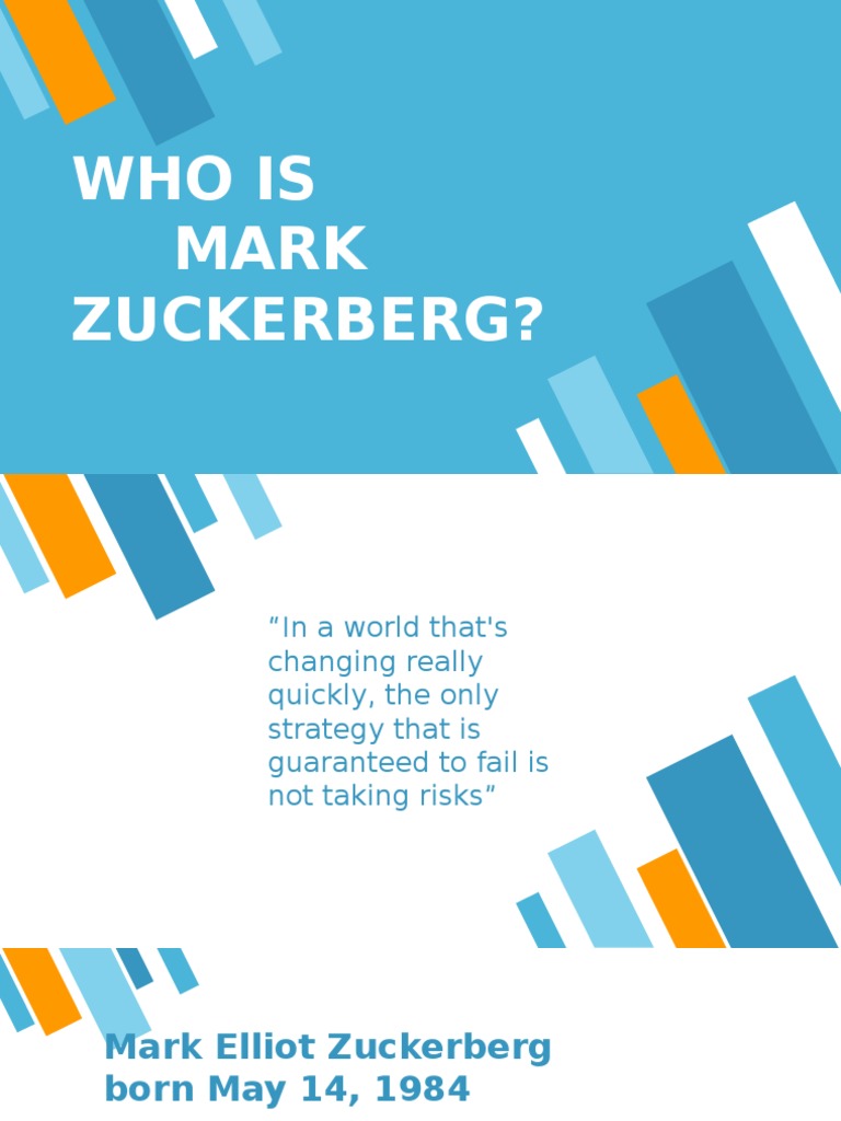 Mark Zuckerberg Presentation Pdf