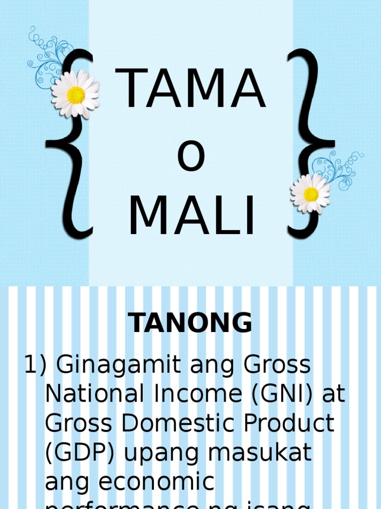 TAMA o MALI | PDF