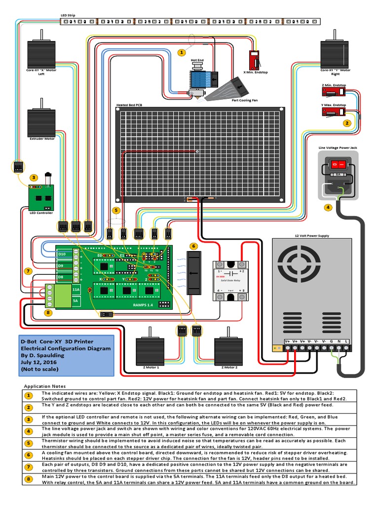 D-Bot Electrical Diagram | PDF | Power Supply | Switch