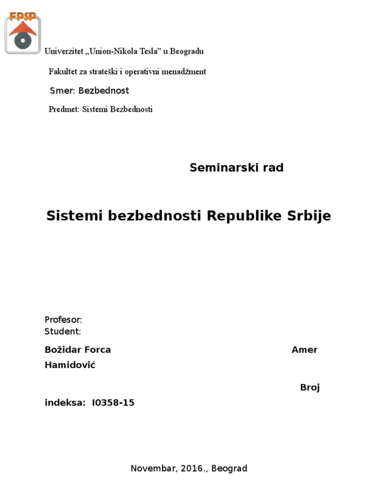 Sistemi Bezbednosti | PDF