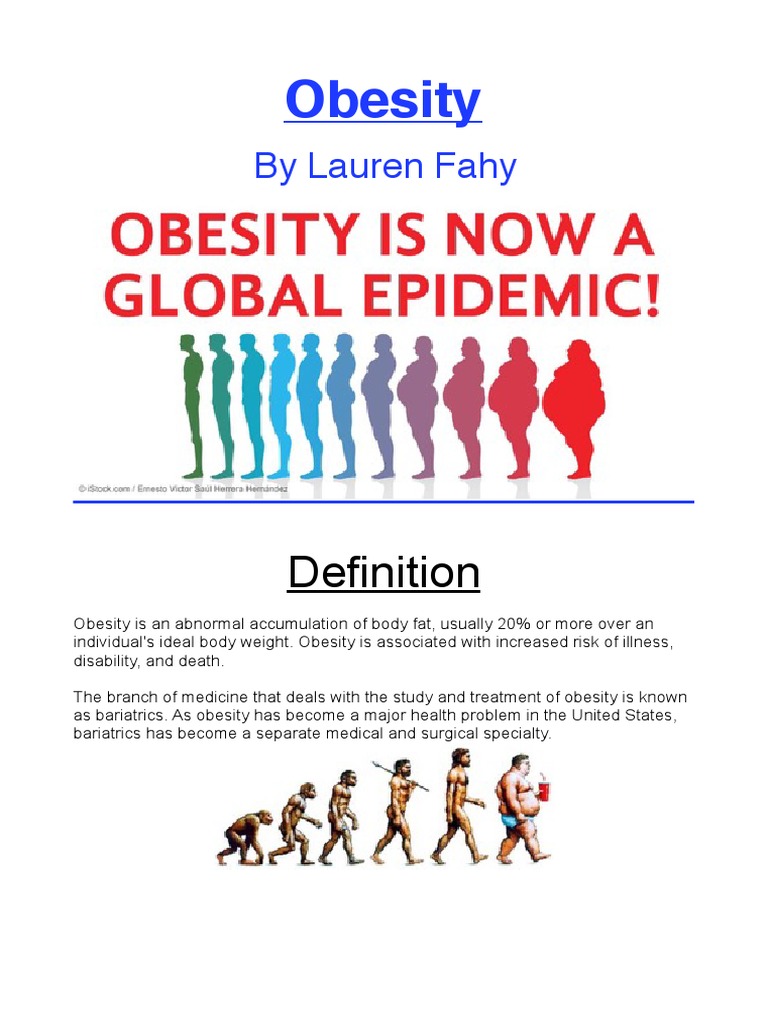 Biology Project 2 | PDF | Obesity | Body Mass Index