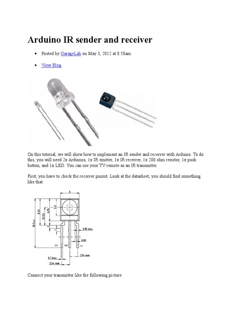 TSOP38238 IR Receiver Pinout, Features, Equivalents, 44% OFF