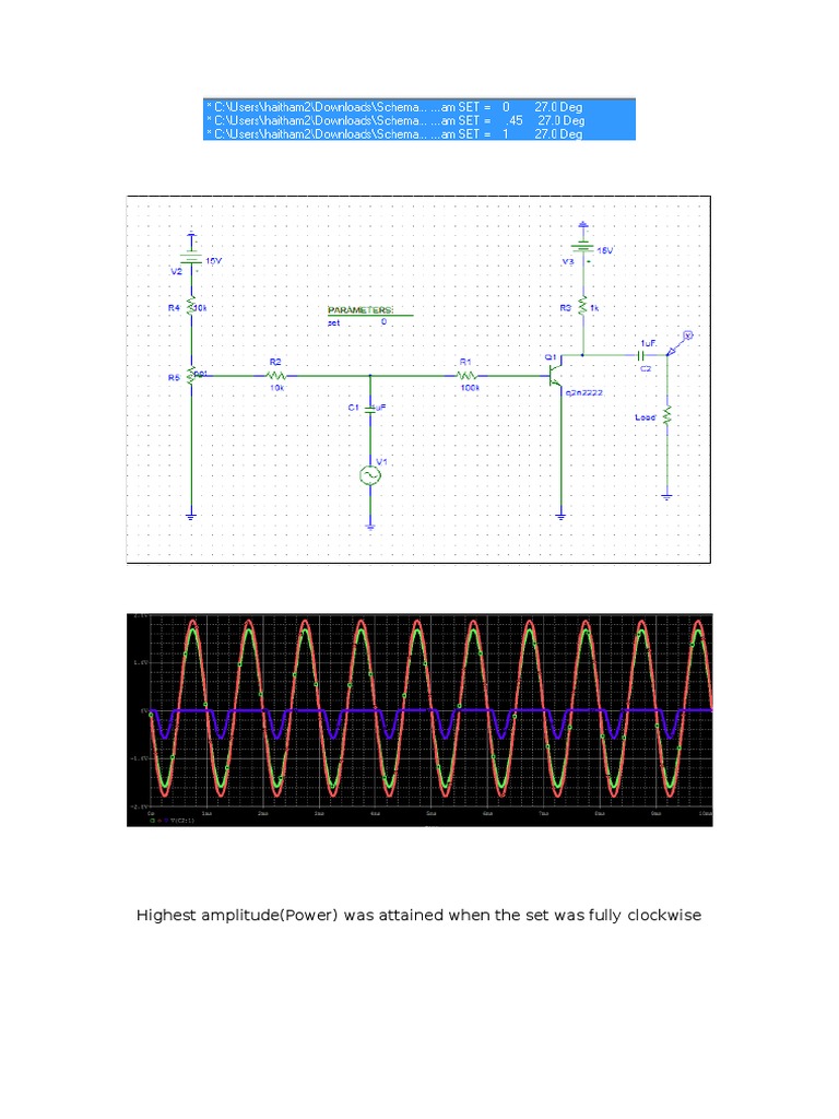 Maximum Power Achieved at Full Clockwise | PDF