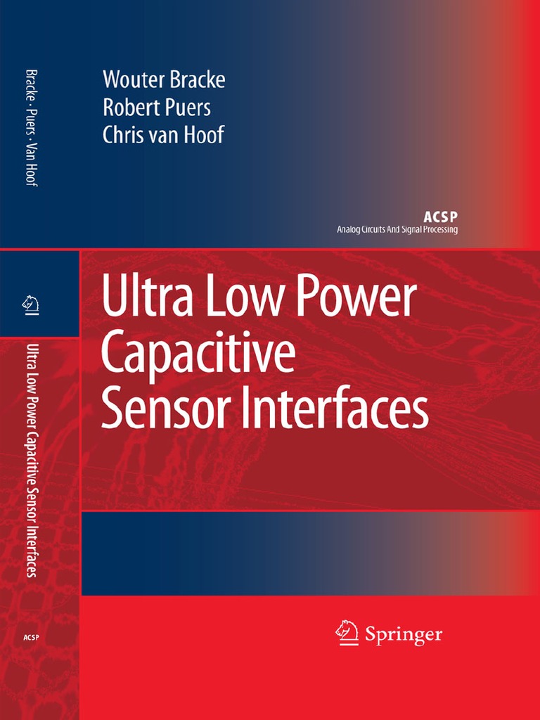 Ultra Low Power Capacitive Sensor Interfaces Pdf Microcontroller