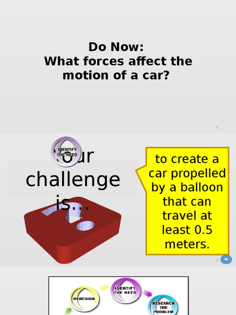 Balloon-Powered Car Challenge | PDF