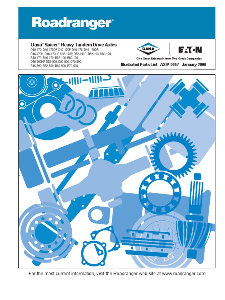 Spicer d46 170 Parts List PDF | PDF | Axle | Gear