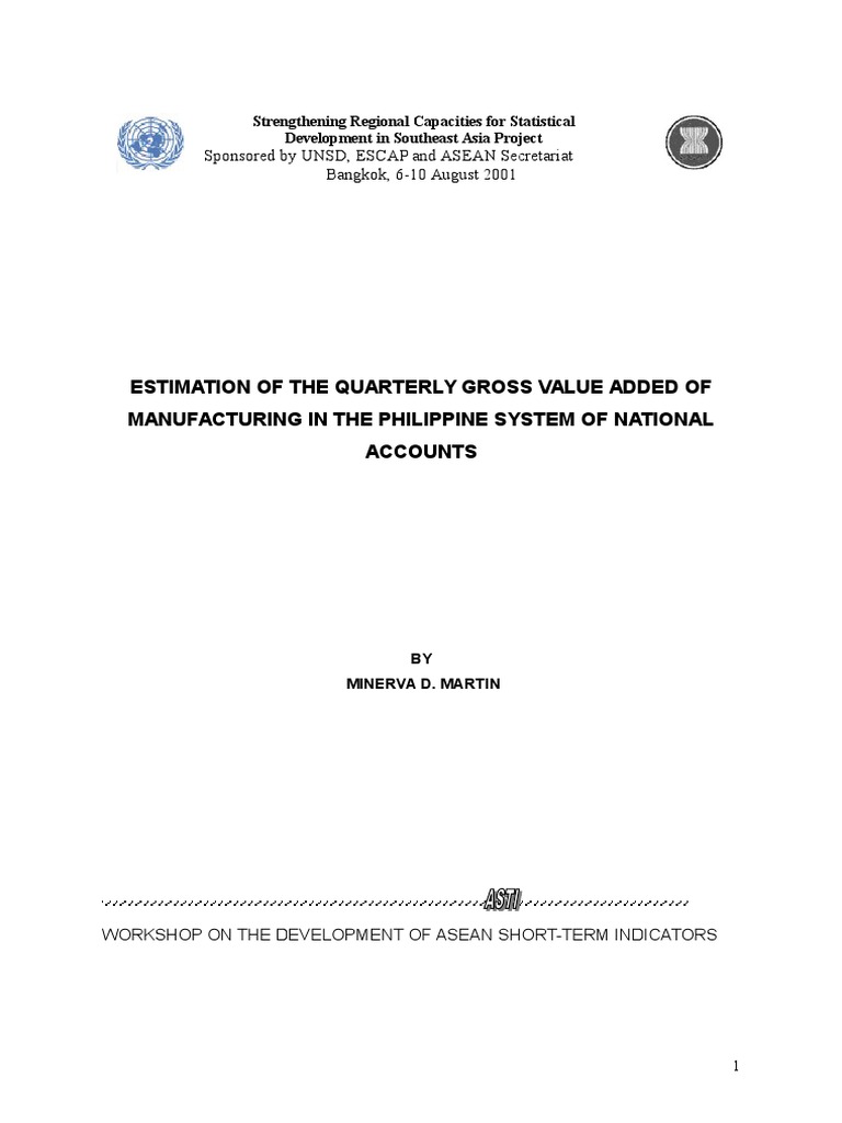 ASTI QtrlyManufacturingGVA Philippines | PDF | United Nations System Of ...