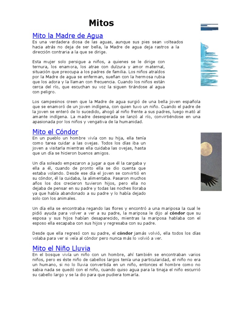 5 Mitos y 5 Leyendas, DG 2017 | PDF | Demonios | azteca