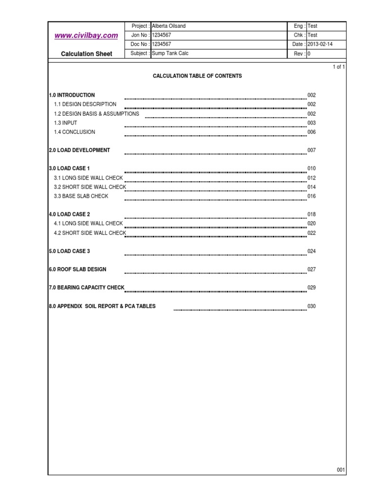 Conc Tank by FEM and PCA Table | PDF | Bending | Structural Engineering