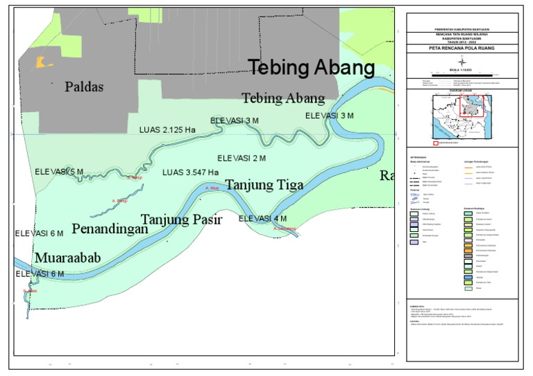 Peta Survey Rantau Bayur | PDF