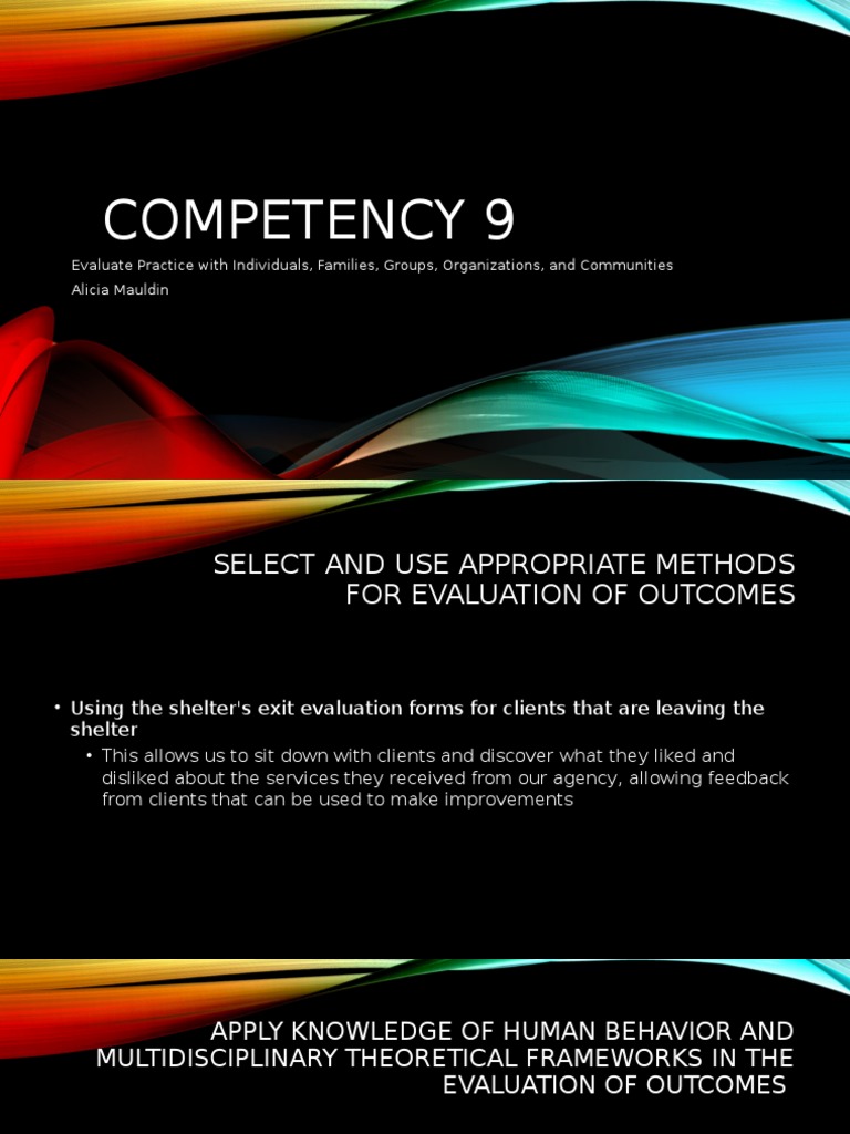 Competency 9 | PDF
