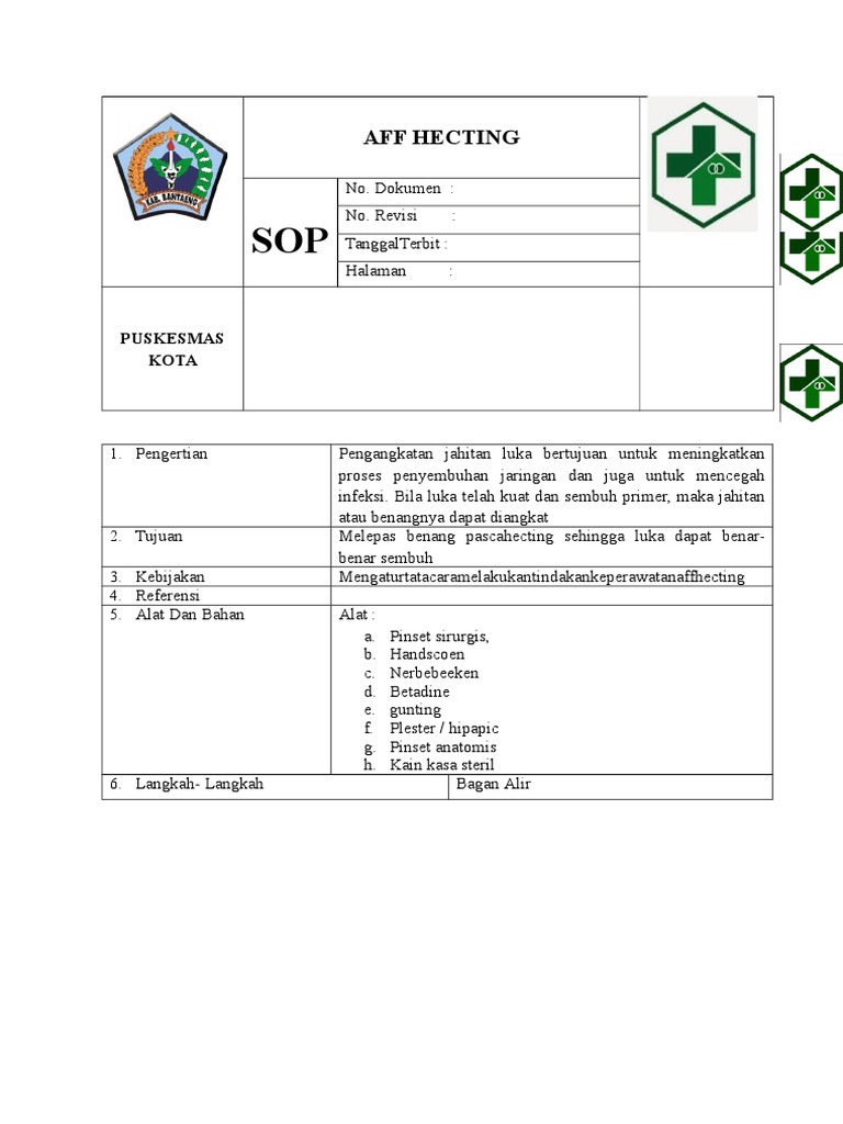Sop Aff Hecting | PDF | Sains & Matematika