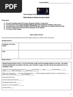 Debate Cue Cards Template | PDF