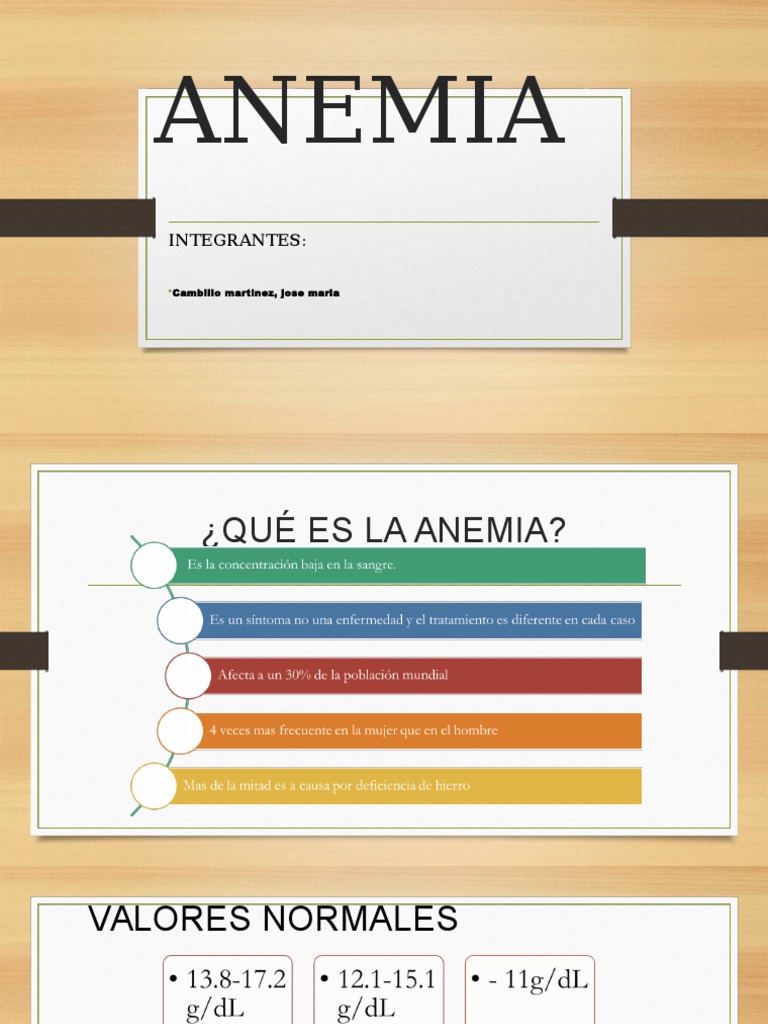 Anemia Cambillo Martinez Jose Maria | PDF | Enfermedades y trastornos ...