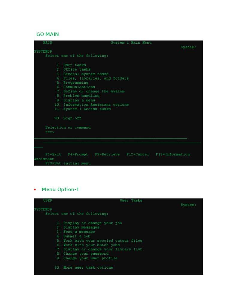 MENU Option | PDF | Library (Computing) | Computer File