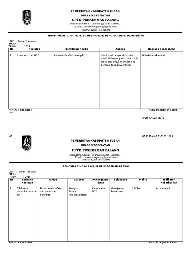 Manajemen Risiko UGD | PDF