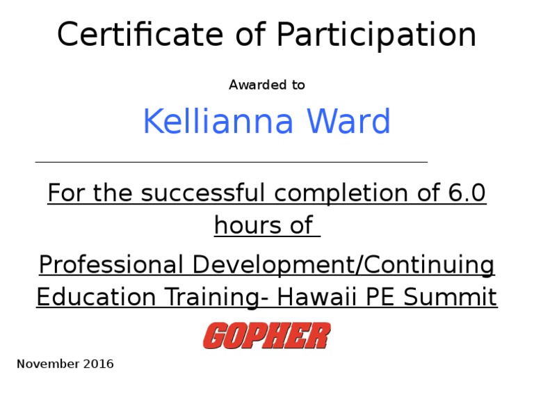 Pe Certificate | PDF