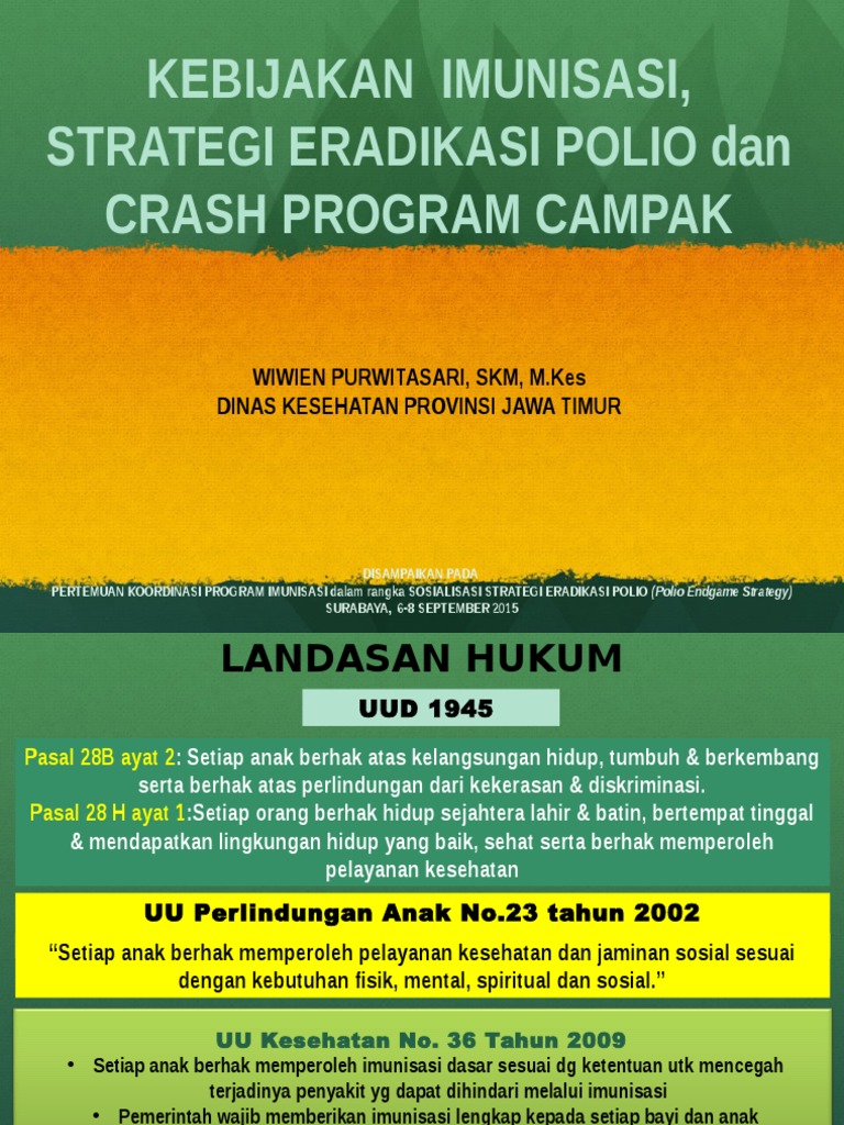 Strategi Crash Program Imunisasi Campak | PDF