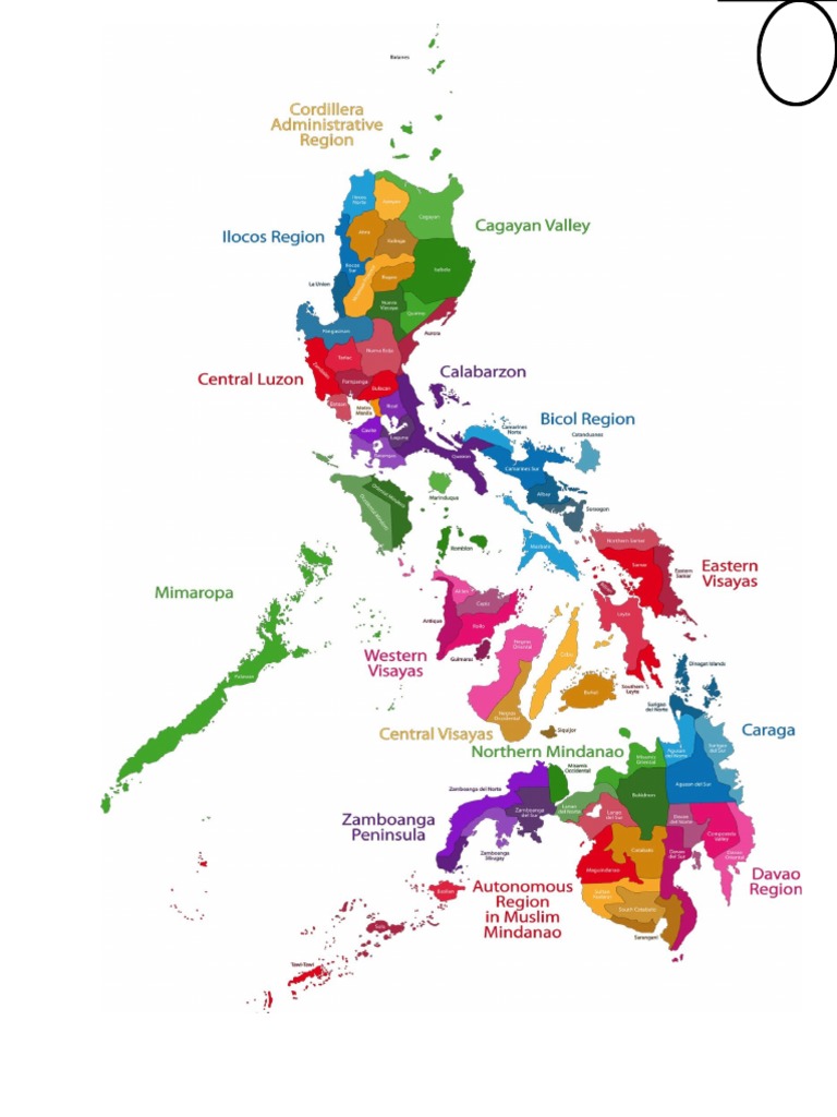 Regional Map of The Philippines | PDF