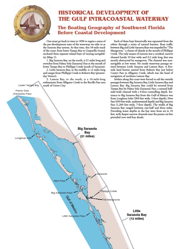 Historical Development of The Gulf Intracoastal Waterway | PDF ...