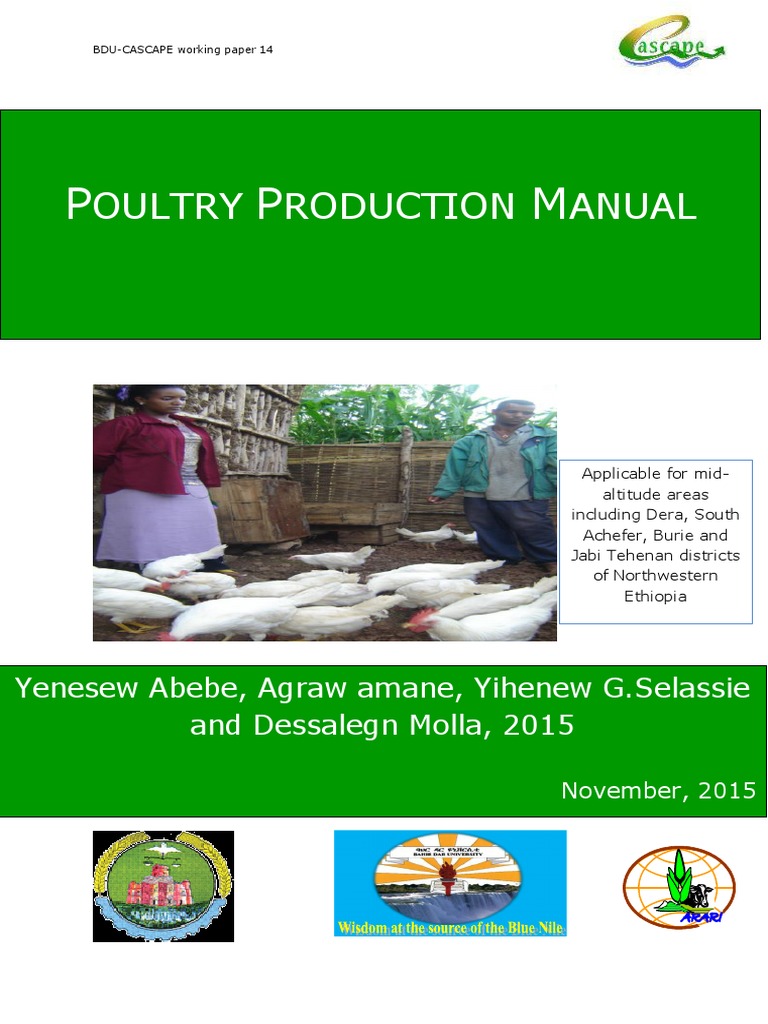 14-Poultry Production Manual - 0 PDF | PDF | Chicken | Egg As Food