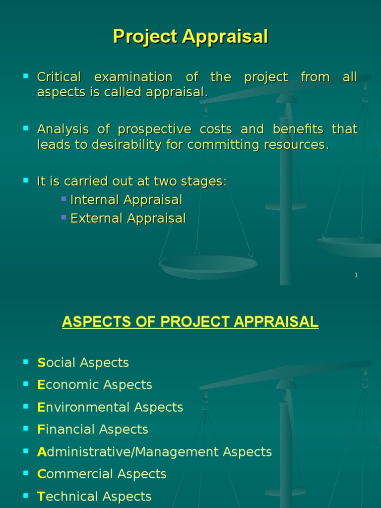 8 - Project Appraisal & Analysis | PDF | Internal Rate Of Return | Net ...