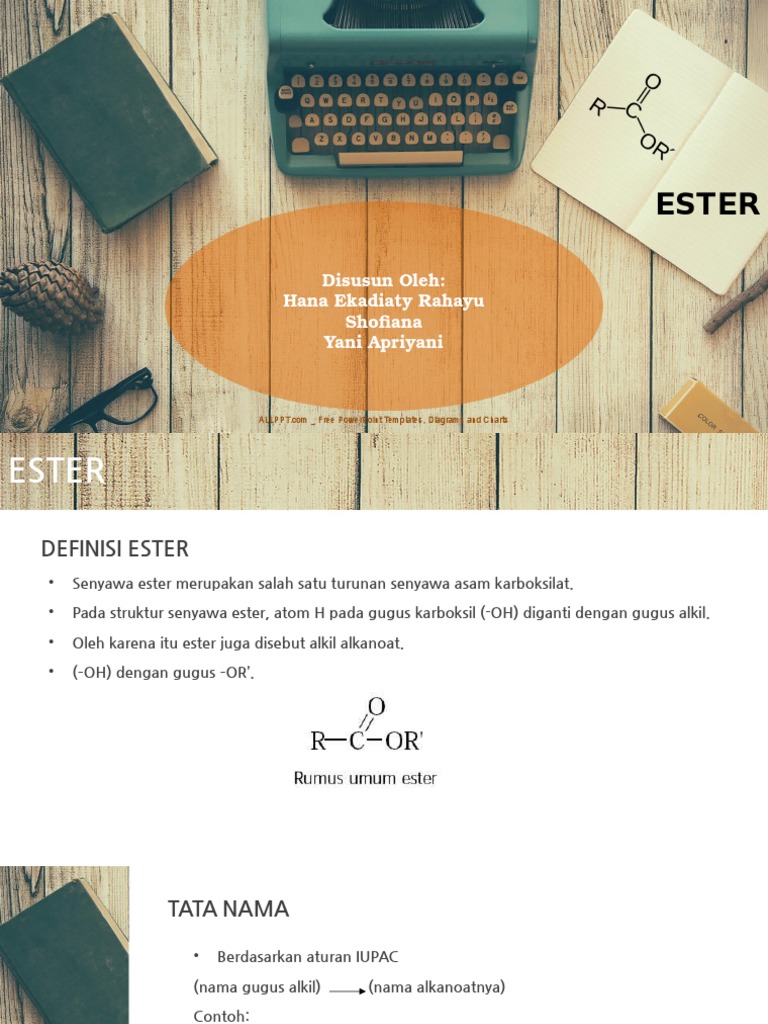 Ester (R Coo R) | PDF