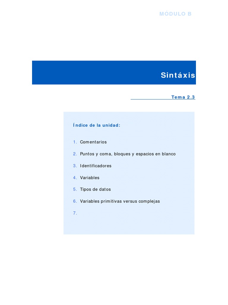 Java - Sintáxis Java. | PDF | Computación concurrente | Java (lenguaje de programación)
