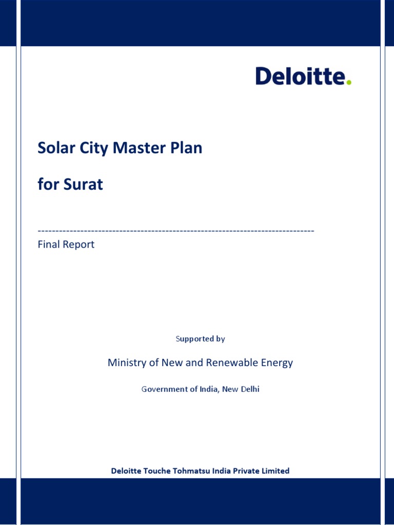 Surat Solar City Master Plan PDF | PDF | World Energy Consumption ...