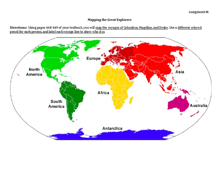 Mapping The Great Explorers | PDF