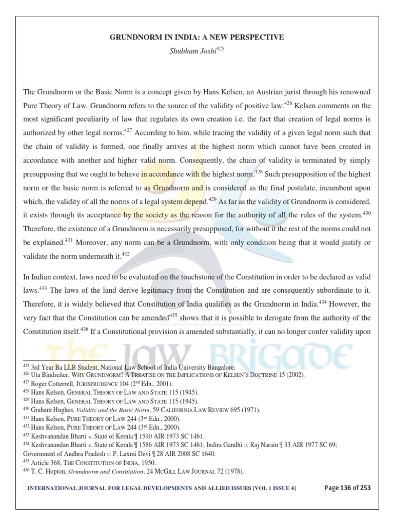 Hans Kelsen Grundnorm | Download Free PDF | Jurisprudence | Public Law