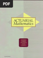 Bowers N.L., Gerber H.U., Hickman J.C. Actuarial Mathematics (1997 ...