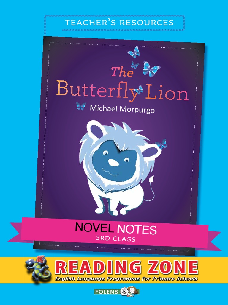 Novel Notes 3rd Class The Butterfly Lion v9 | Children's Literature | Books