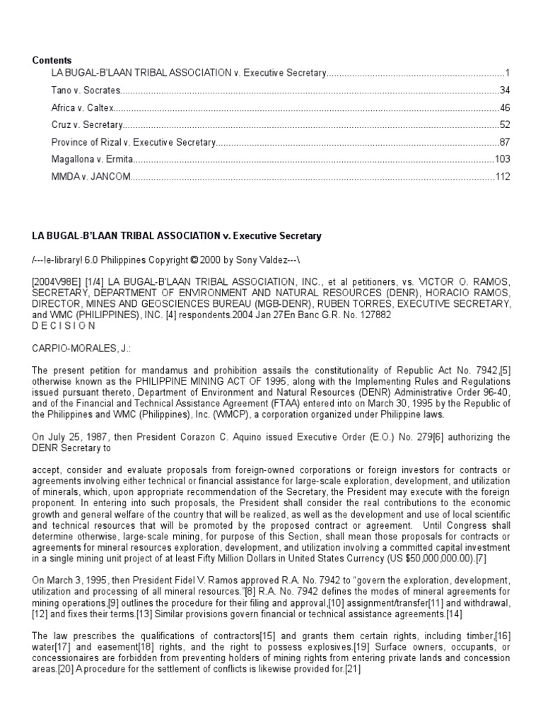 Envi Cases | PDF | Standing (Law) | Writ