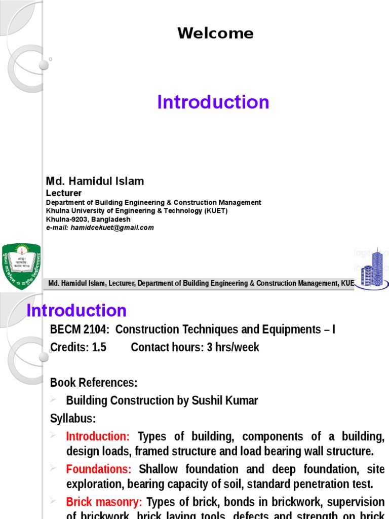 Introduction - Types of Building | PDF | Wall | Warehouse