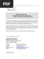 SINP-OASIS User Guide For Applicants | PDF