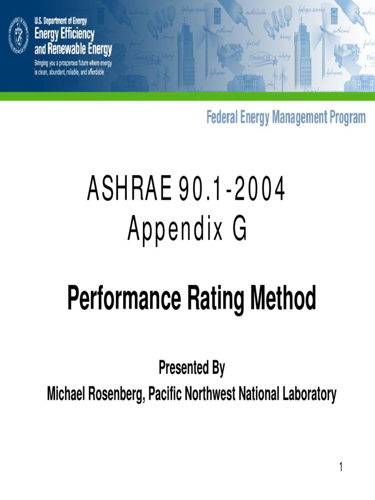 ASHRAE 90.1 - 2004 Appendix G - Performance Rating Method | PDF | Hvac ...