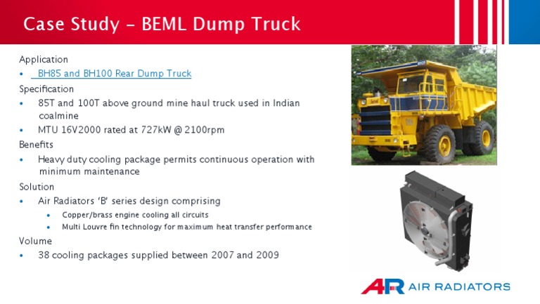 Case Study - BEML Dump Truck | PDF