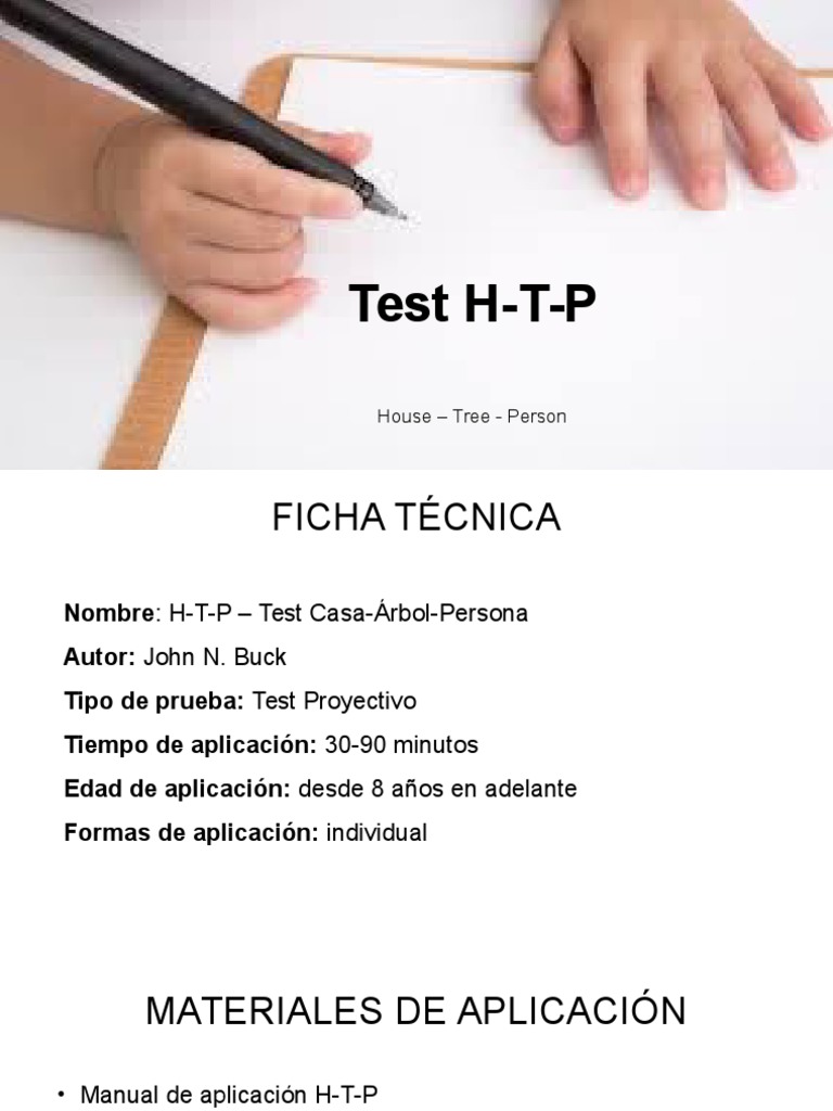 Aspectos Generales Del Test H-T-P | PDF