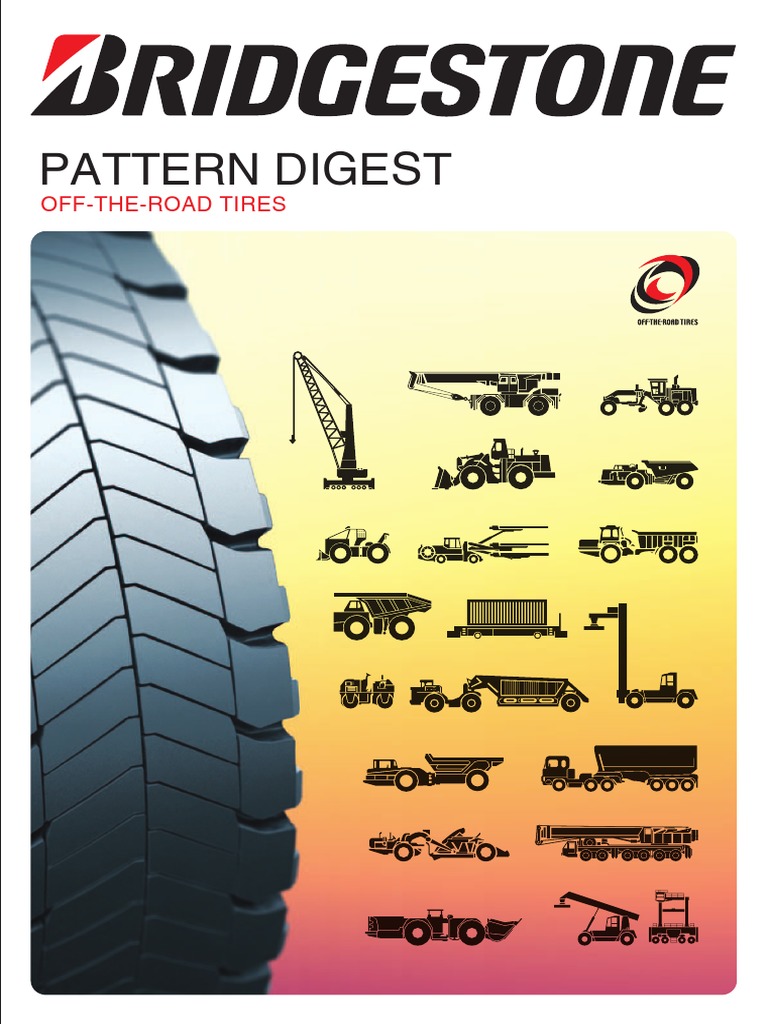 Bridgestone Pattern Digest PDF | PDF | Tire | Industries